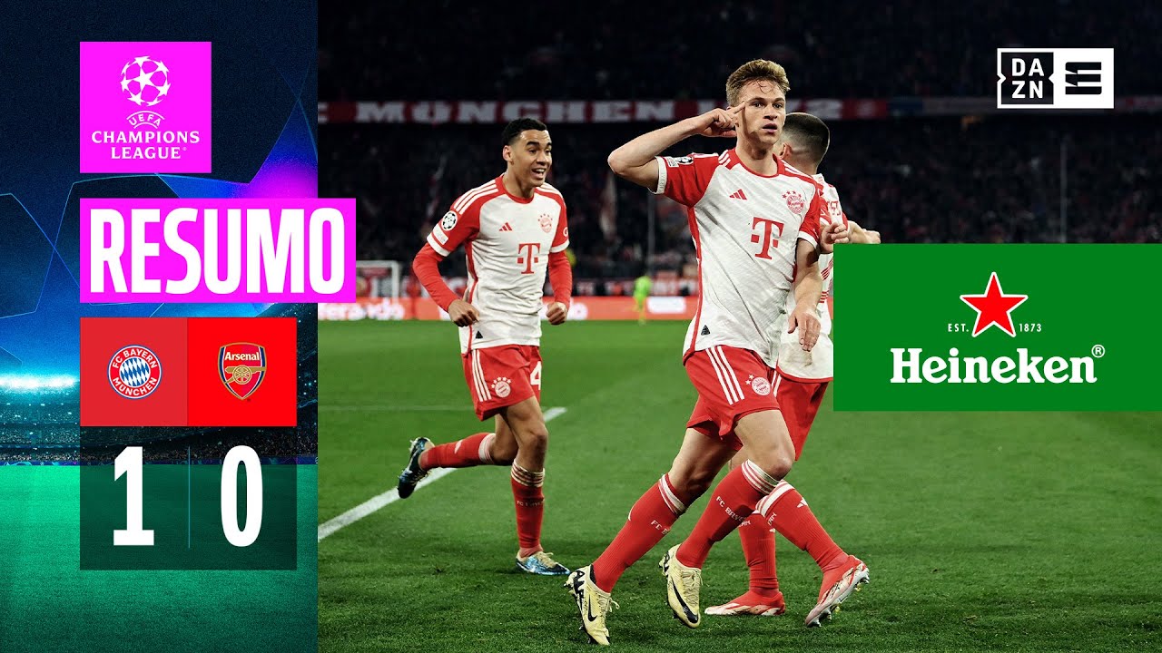 Resumo | Bayern 1-0 Arsenal | Champions League 23/24 - YouTube