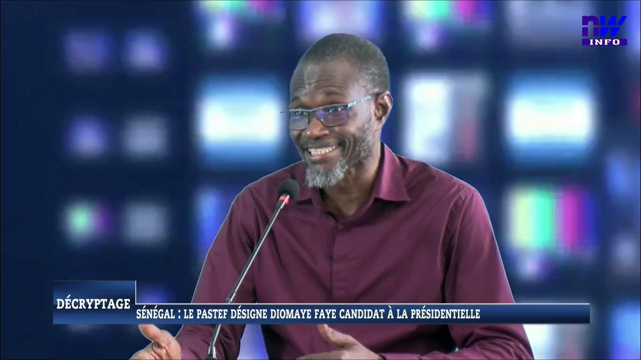 Sénégal Le Pastef Désigne Diomaye Faye Candidat à La Présidentielle