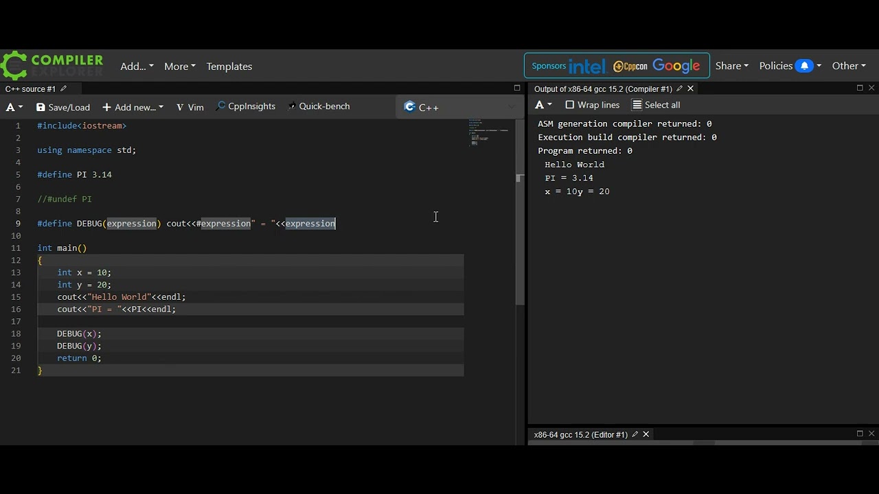 Macros with Arguments in C C++ Programming Part 2 | Lesson 68 - YouTube