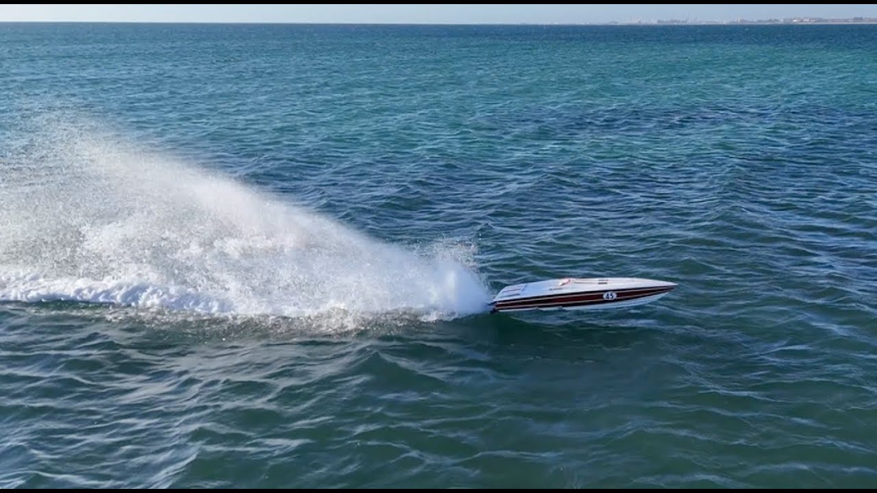 RC BOAT MODEL SCARAB 38 AVS #2 - YouTube
