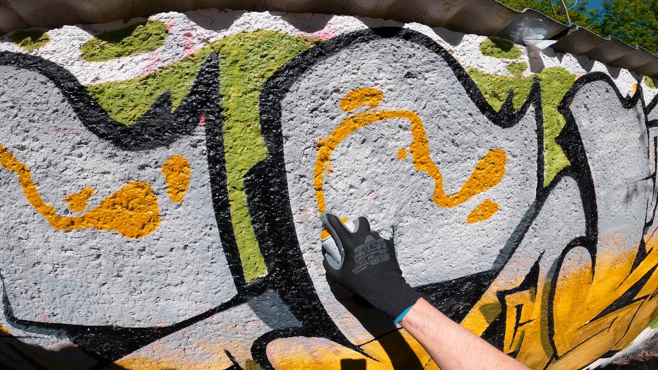 Graffiti - Tesh | Abandoned Park | GoPro [4K] - YouTube