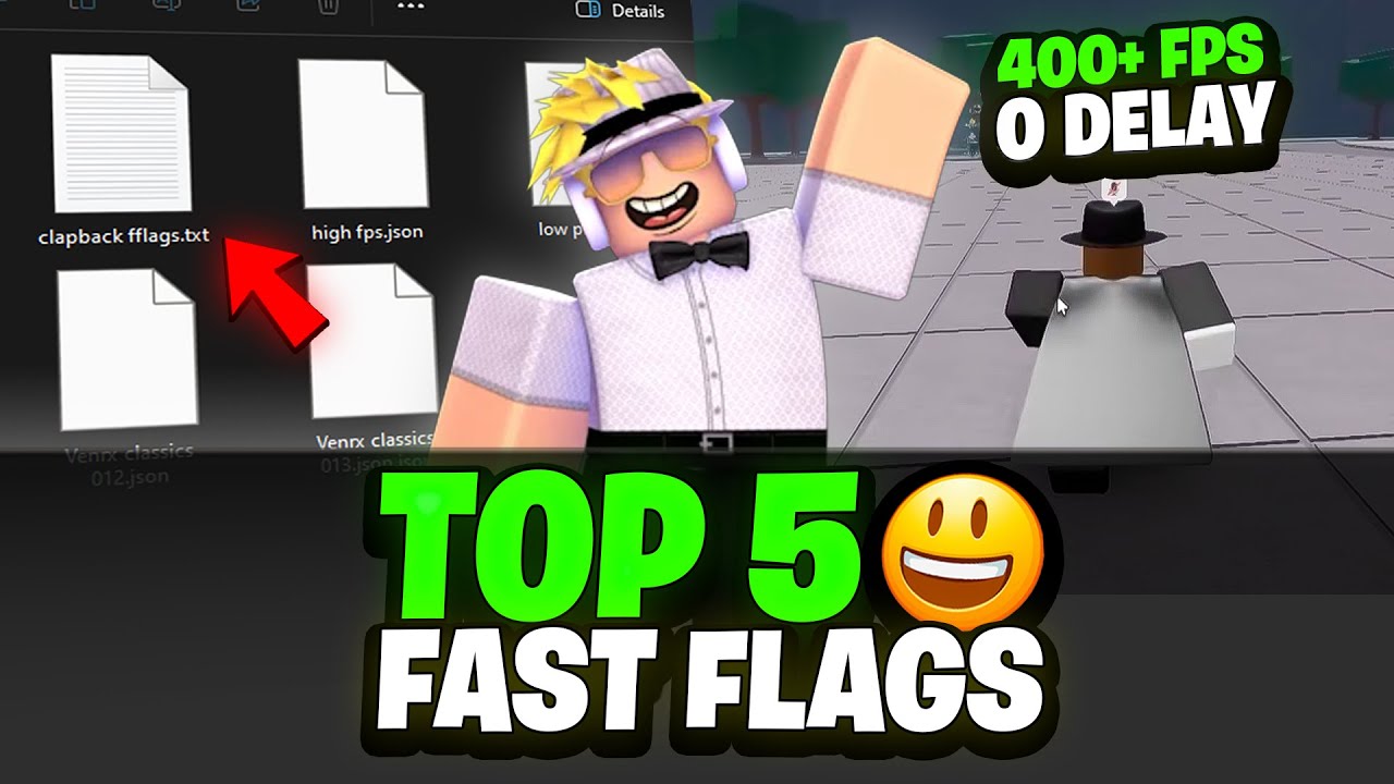 Top 5 FAST FLAGS After Patch for ROBLOX 🔥 | Best FPS BOOST & Ping Fix ...