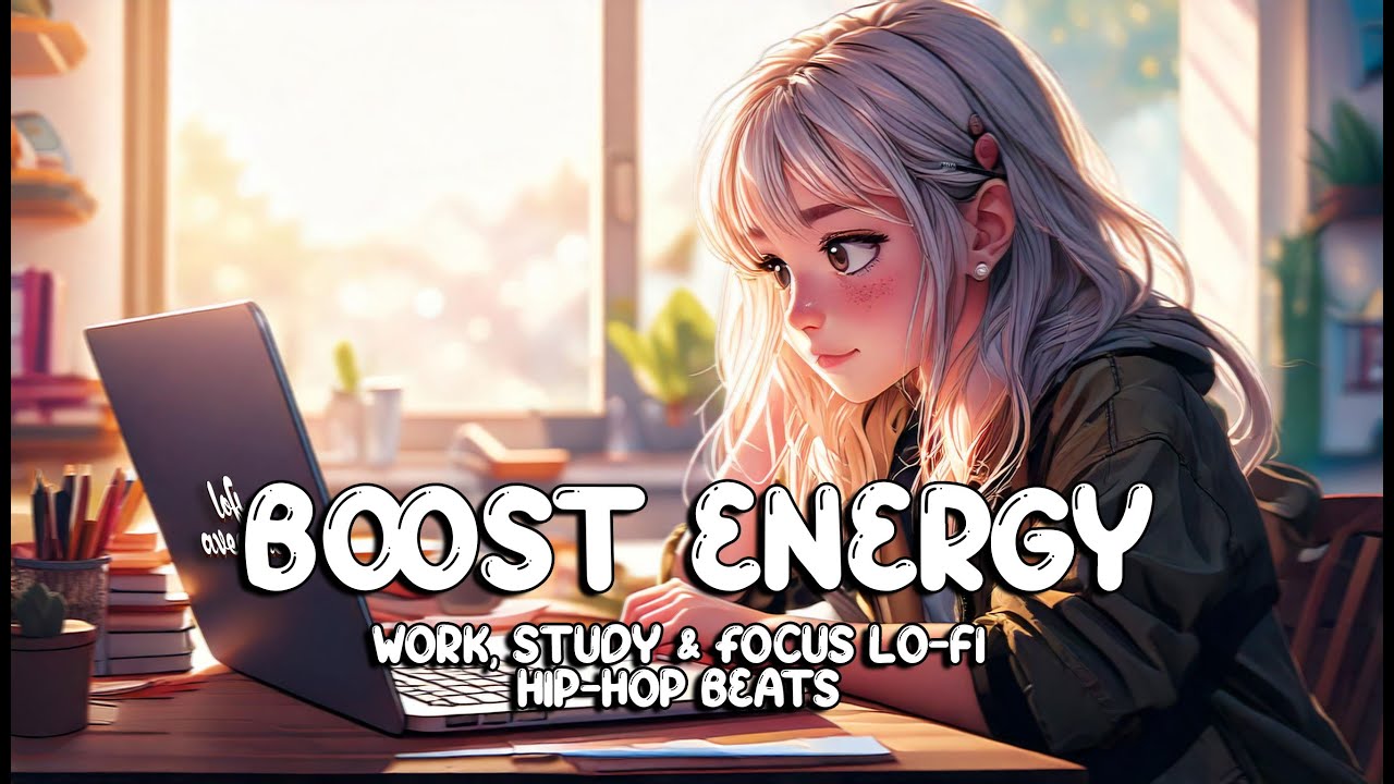 BOOST Energy ⚡🚨 Study session with me 💜📚 Lo-Fi Hip-Hop Beats to Work ...
