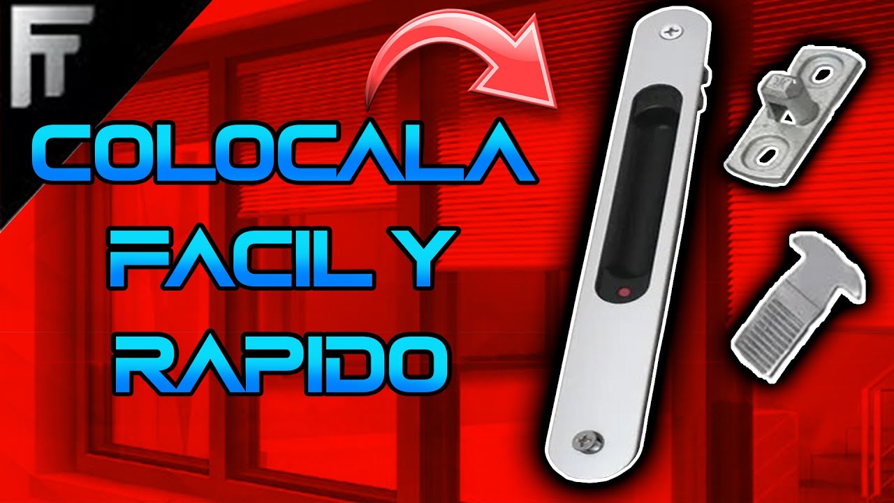 Como colocar un cierre de embutido, jaladera de embutir herralum, para ...