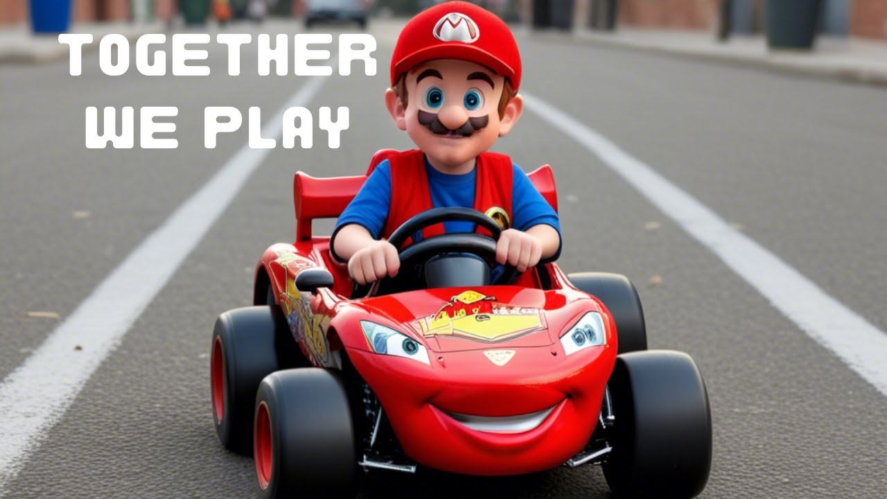 Mario & Lightning McQueen Unite in Song and Speed - YouTube