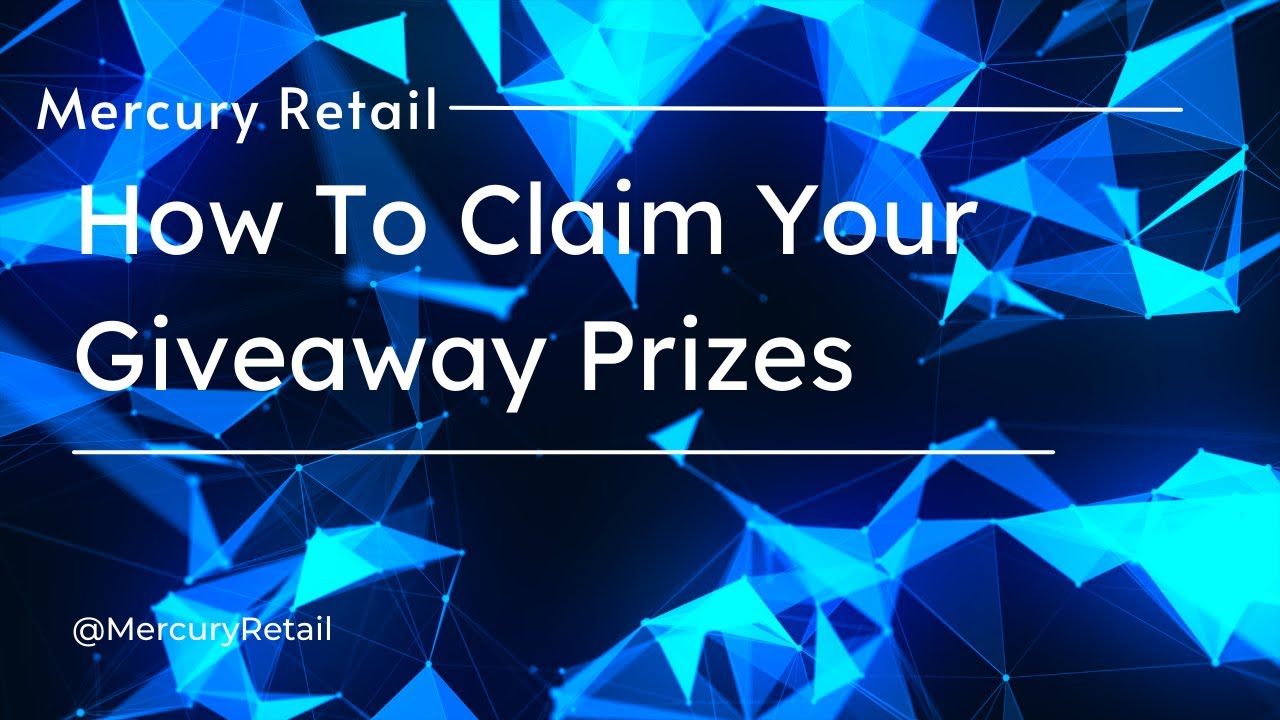 How To Claim Your Giveaway Prizes | Mercury Retail Discord Server - YouTube