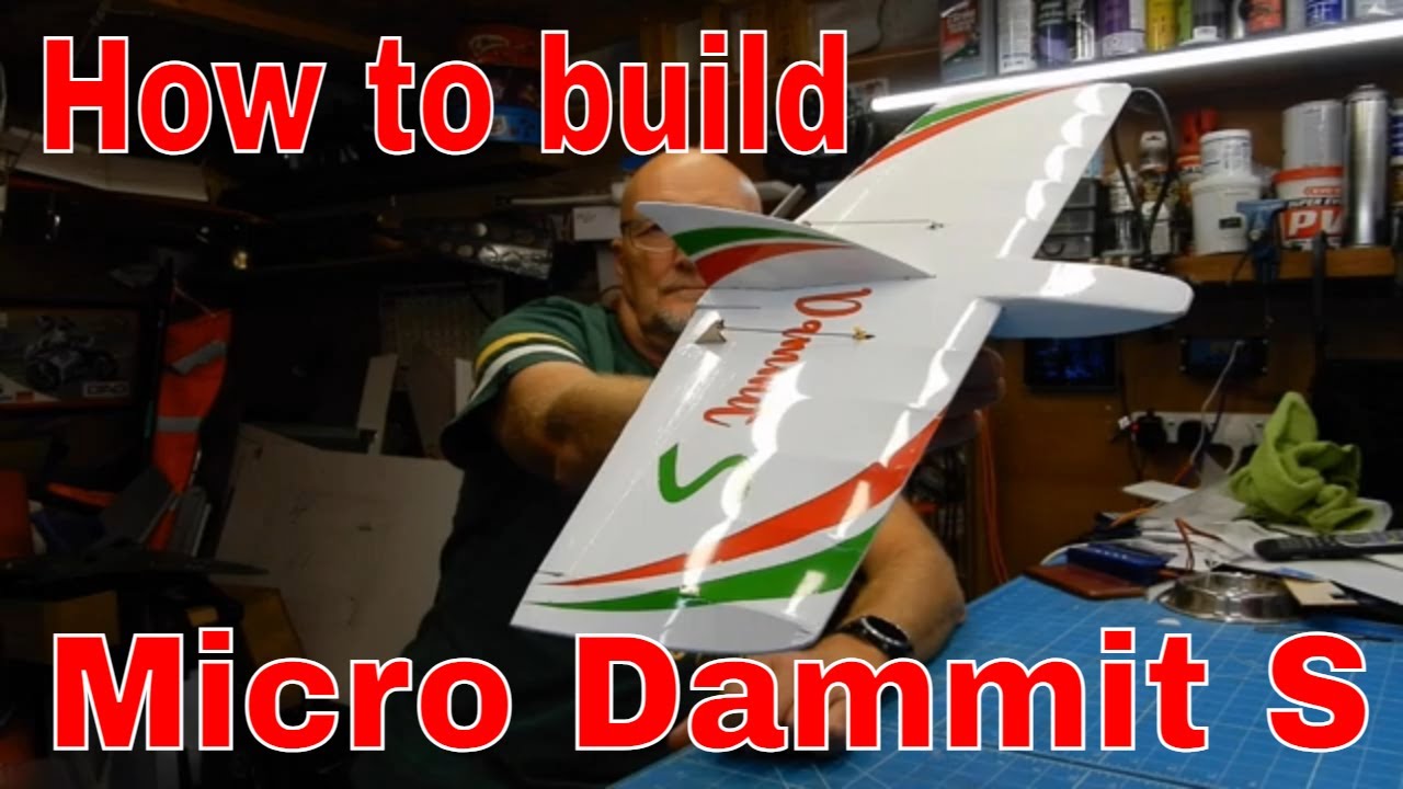 How to build a prototype Micro Dammit Slope Glider from ...