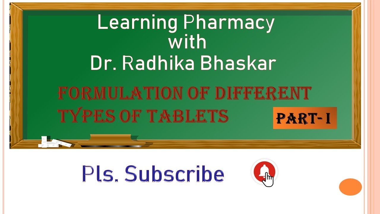 Different types of tablets- Part I (Tablets classification for oral and ...