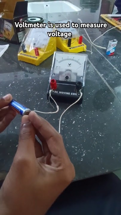 Voltmeter is used to measure voltage #science #experiment #fun #shorts #physics #ytshorts - YouTube