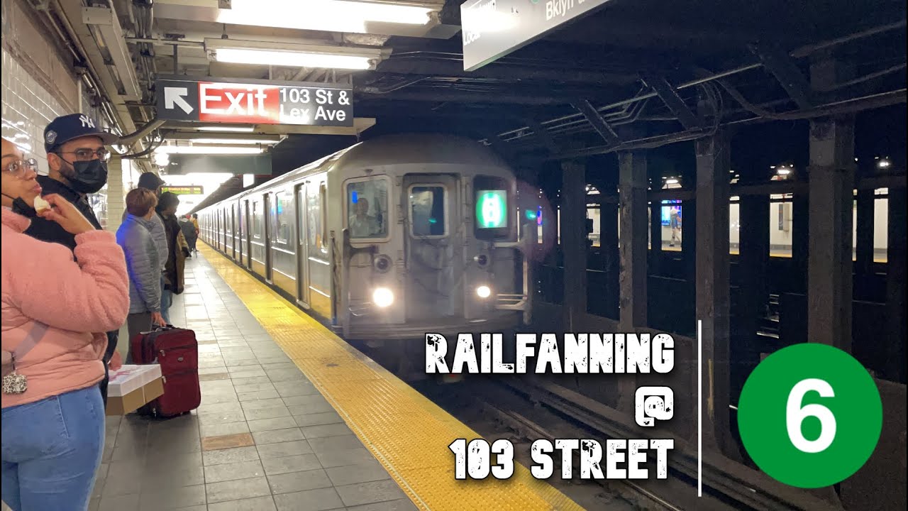 (6) Trains at 103 Street [NYCT] - YouTube