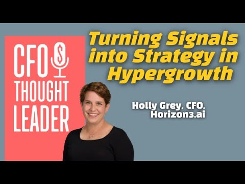 Slow Down to Speed Up | Holly Grey CFO Horizon3.ai - YouTube