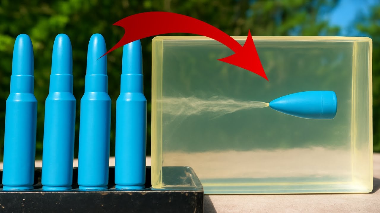 💥 “.308 Plastic Bullets vs Ballistic Gel — You Won’t Believe What ...