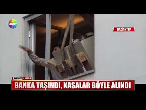 Banka taşındı, kasalar böyle alındı