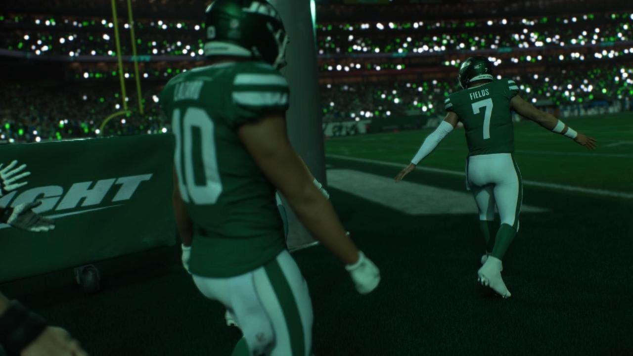 Madden NFL 26 Jets Monday Night Primetime entrance - YouTube