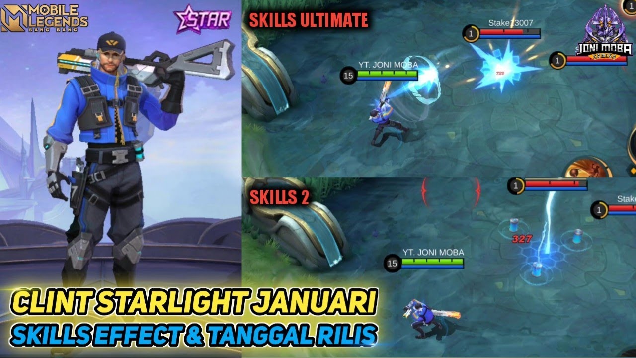 CLINT STARLIGHT JANUARI SKIN OPERATOR CL - TANGGAL RILIS & SKILLS ...