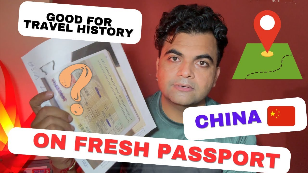 China 🇨🇳 sticker visa approved on Fresh Passport 2024 | Good for travel ...