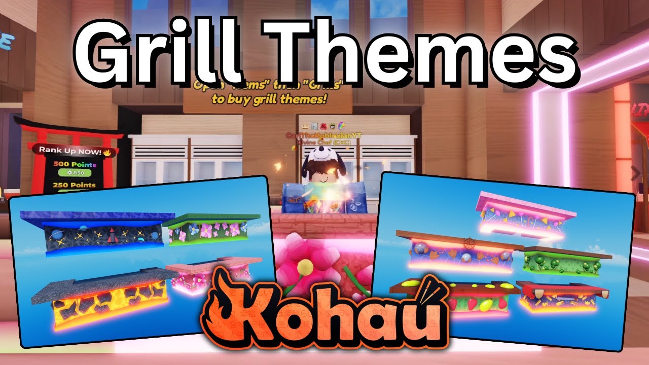 BRAND NEW Grill Themes Update! | Roblox Kohau Hibachi - YouTube