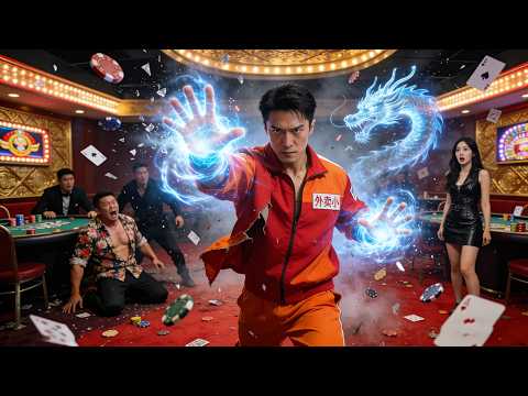 【Full】外賣小哥竟是天龍殿主，釋放天龍真氣鎮壓全場，地下皇帝當場下跪求饒！！#短劇 #逆襲 #爽劇