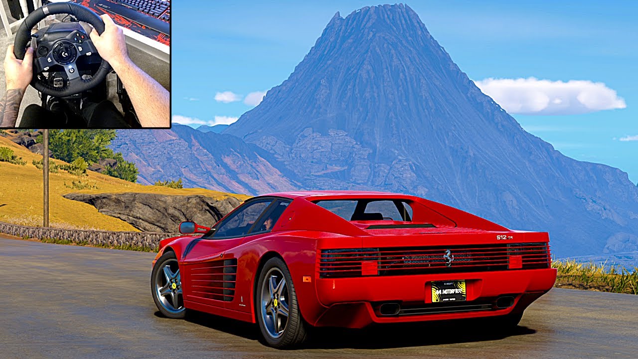 Ferrari 512TR | The Crew Motorfest | Steering Wheel Gameplay (Logitech ...