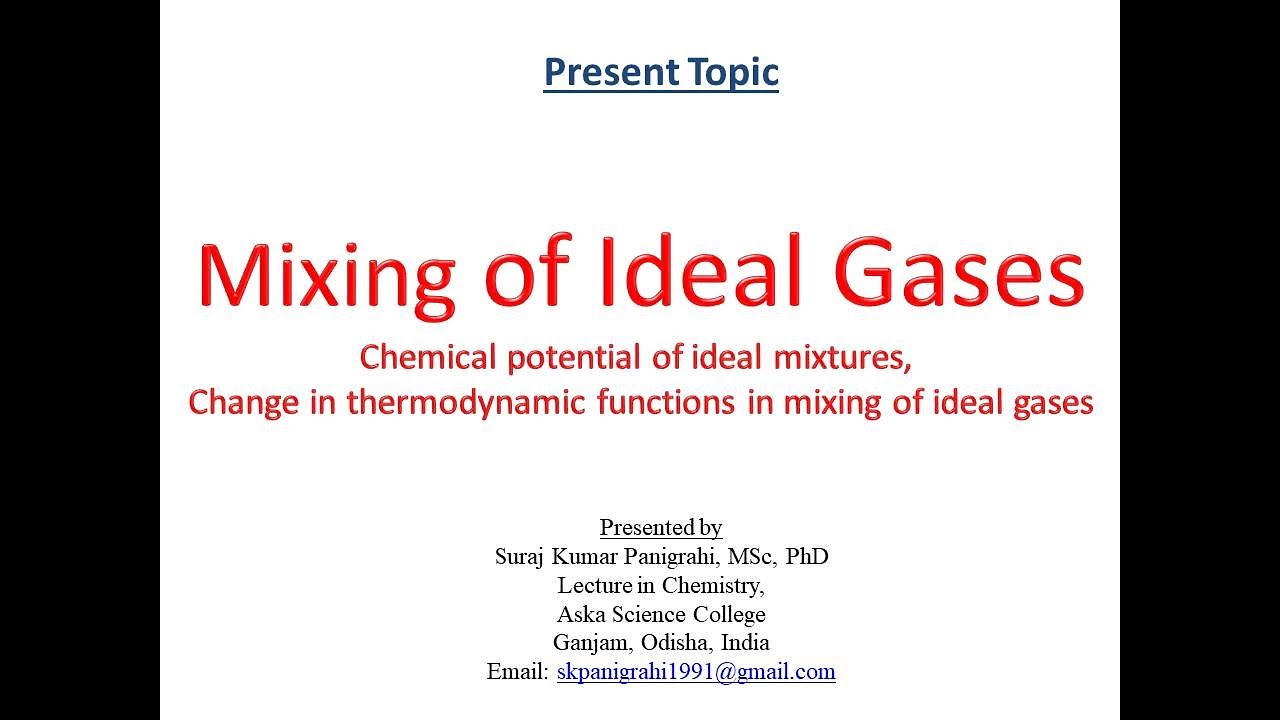 3: Mixing of Ideal Gases - YouTube