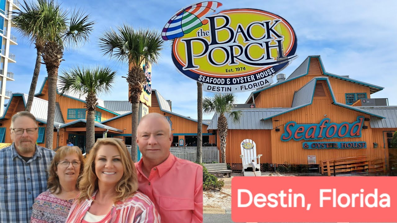 The Back Porch Restaurant - Gulf Front Dining In Destin, FL - YouTube