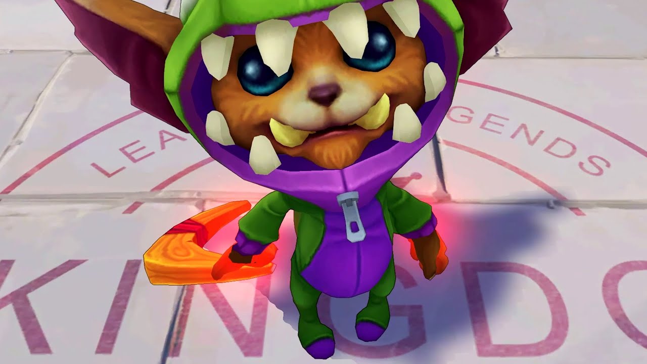 Dino Gnar Detailed Skin Spotlight - League of Legends - YouTube