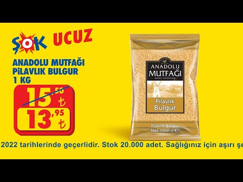 Anadolu Mutfağı Pilavlık Bulgur hem #ŞOK'ta hem de Cepte ŞOK'ta!