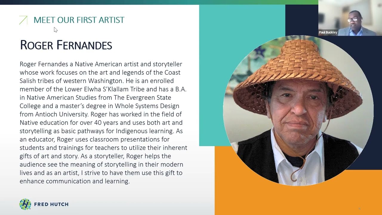 STORYTELLING CIRCLE WITH ROGER FERNANDES | August 23, 2022 - YouTube