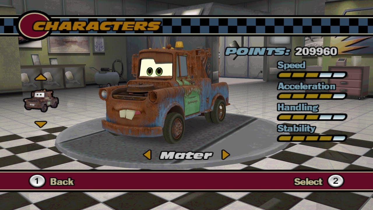 Cars Wii - Mater Gameplay (Dolphin) - YouTube