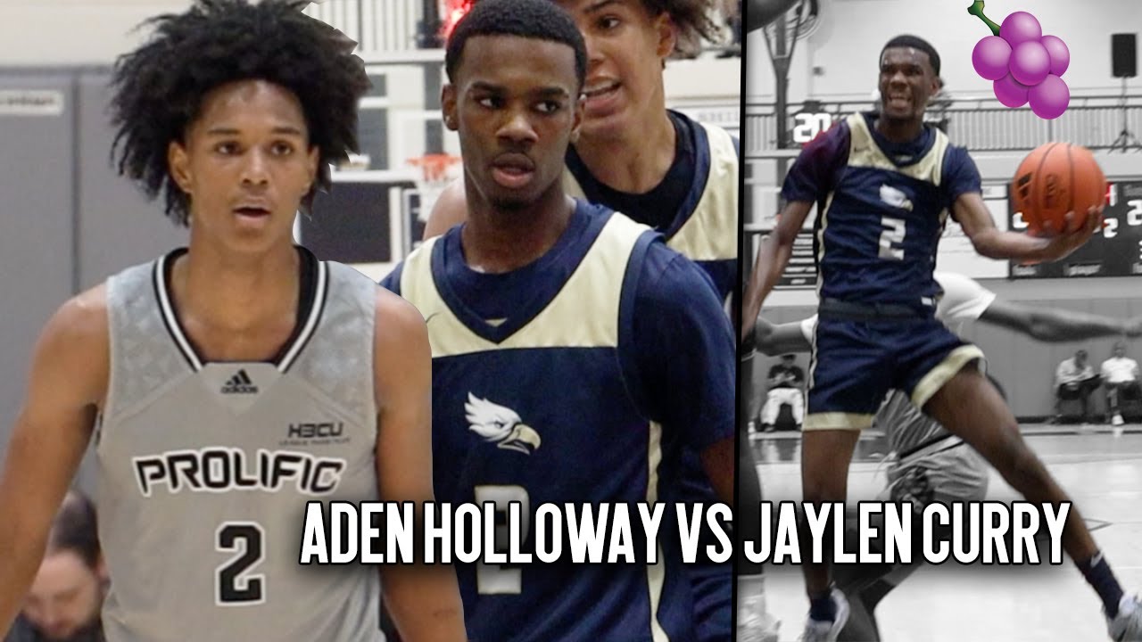 Jaylen Curry Shows Off CRAZY Layup Package VS Aden Holloway & #6 ...