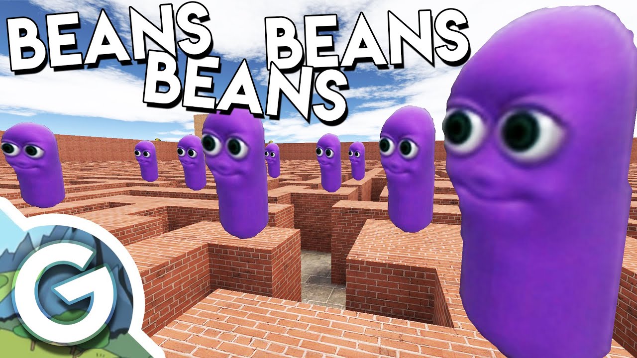 YOU GOT BEANS?! | Garry's Mod Killer Maze Run - YouTube