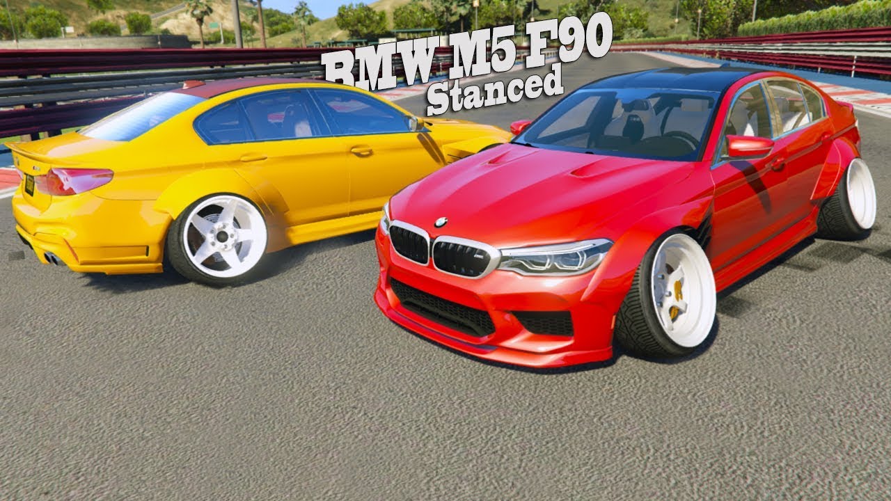 GTA V - Stanced BMW M5 F90 Vs BMW M3 E92 Liberty Walk (GTA 5 BMW Mods ...
