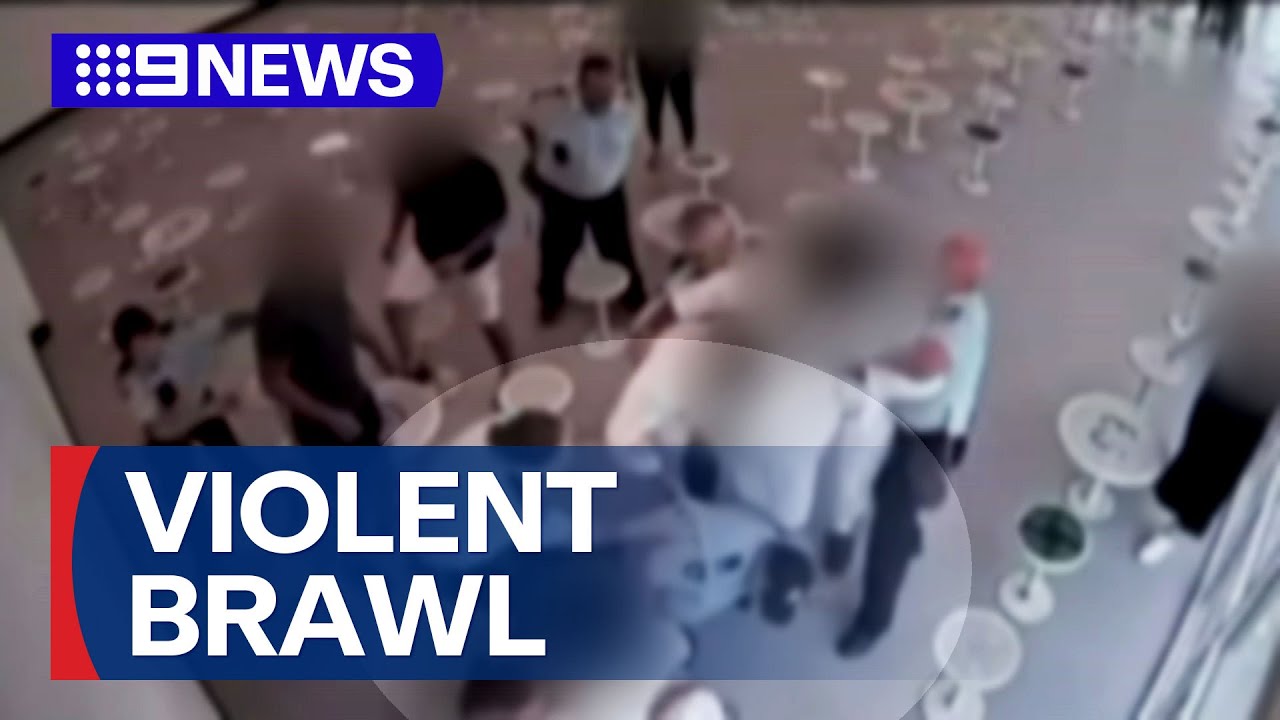 Footage shows violent brawl erupt at NSW prison | 9 News Australia ...