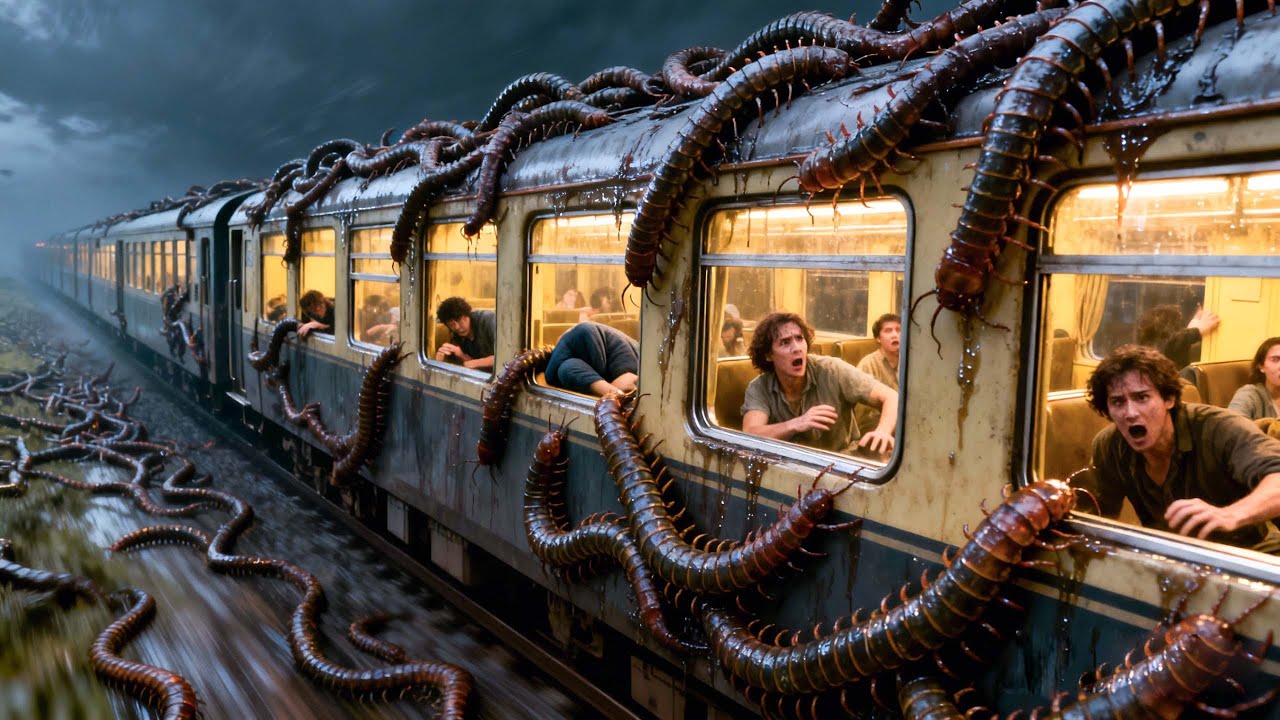 A centipede version of "Train to Busan"! A swarm of centipedes attacks ...