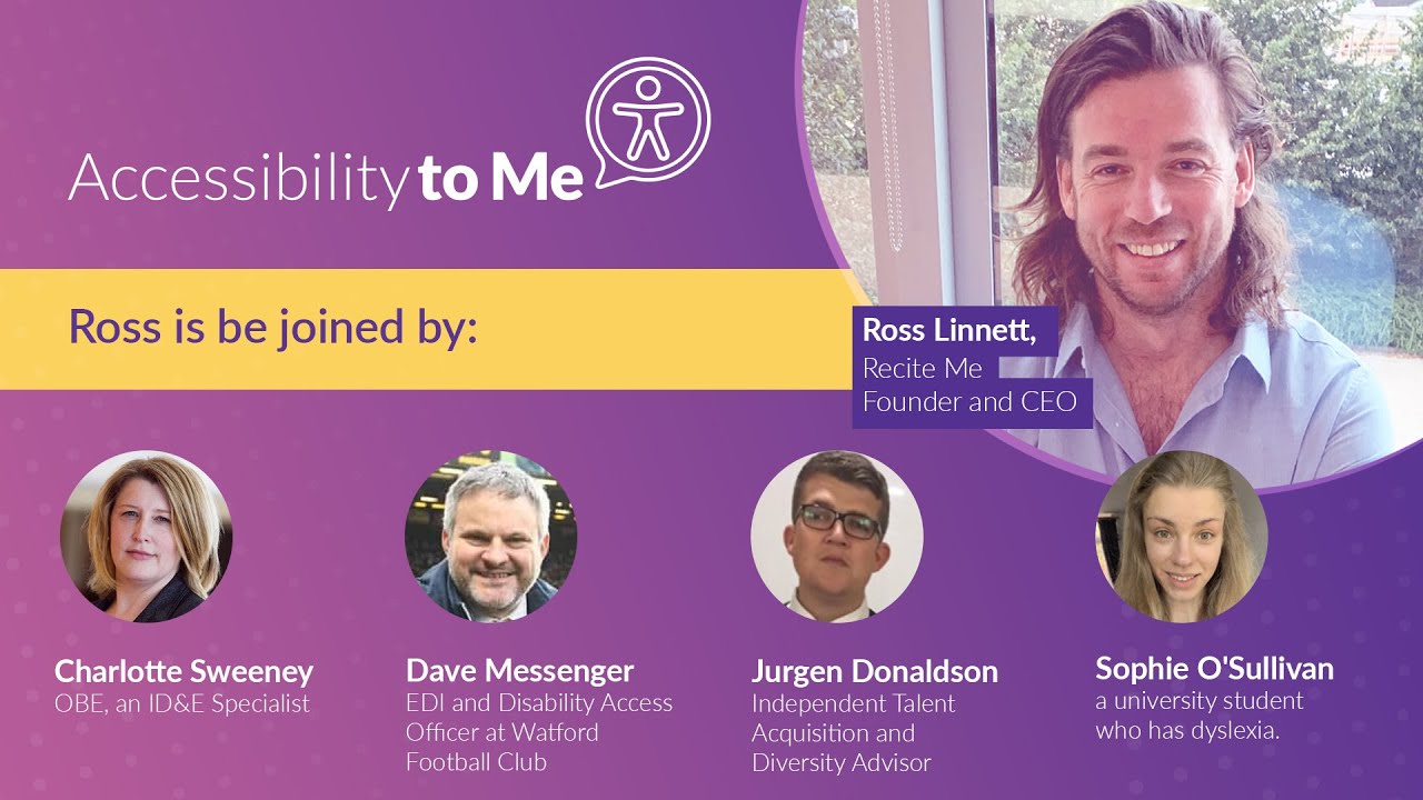 Accessibility To Me Webinar - YouTube
