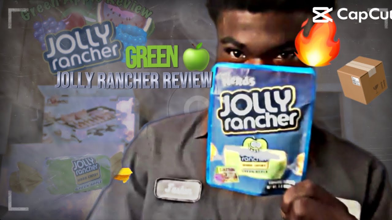 TRYING GREEN APPLE 🍏 JOLLY RANCHER - YouTube