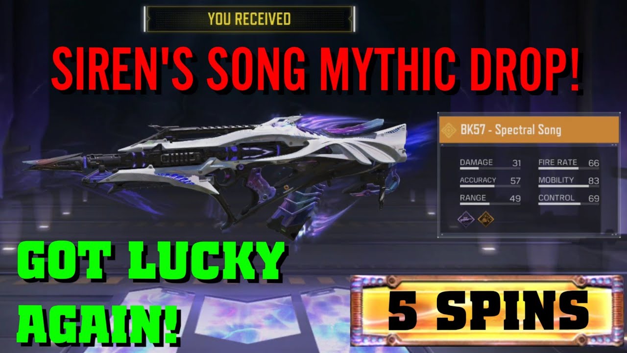 *NEW* MYTHIC SIREN DRAW! I GOT LUCKY - 5 SPINS - Siren's Song Drop ...