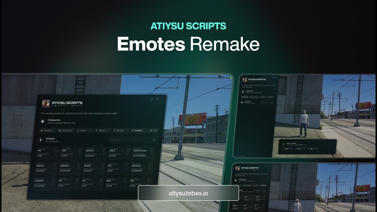 FiveM Emote Menu Script - Enhance Player Interaction | Aty Scripts - YouTube