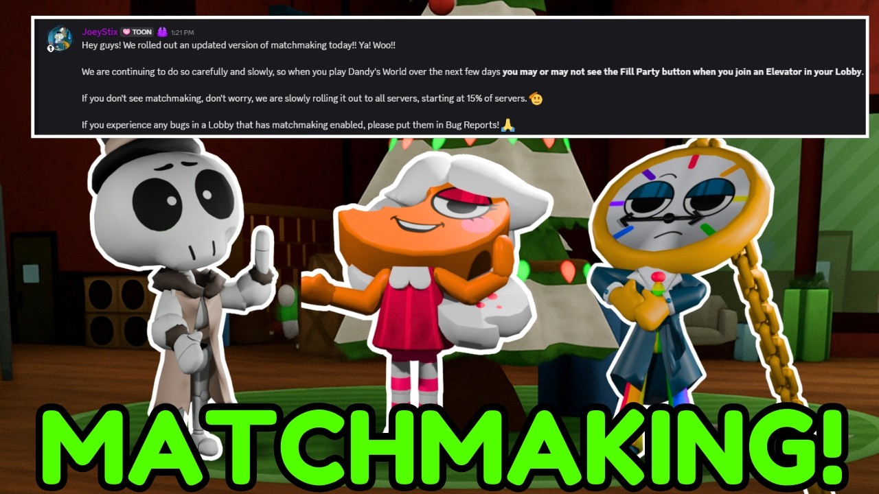 Matchmaking FINALLY Works in Dandy’s World… - YouTube