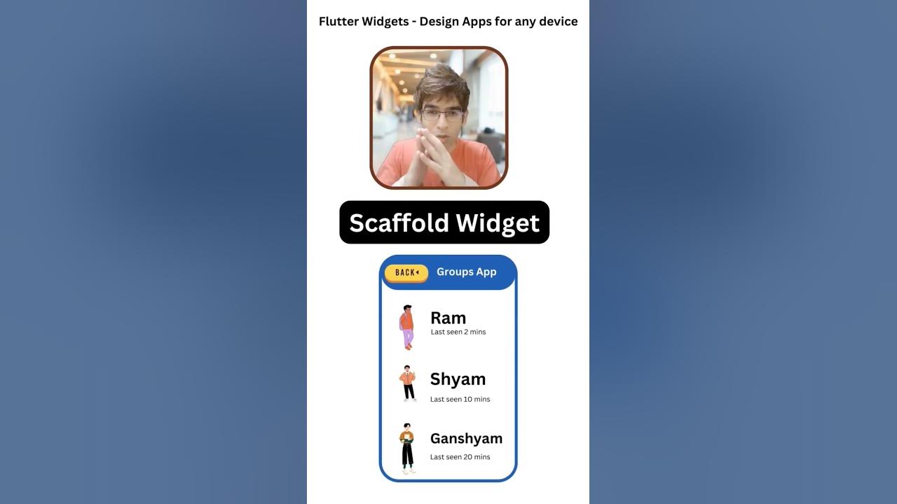 Flutter Widgets Flutter Ui Design Flutter Tutorial For Beginners Codzify 2 Youtube