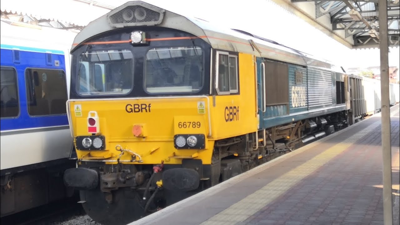 GBRf 66303 & BR Large Logo 66789 pass Aylesbury - 19/09/24 - YouTube