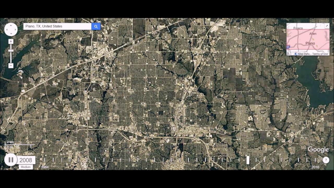 Plano, Texas - Urban Sprawl Time Lapse - YouTube
