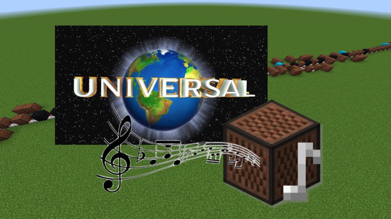 Minecraft: Universal Studios Theme with Note Blocks - YouTube