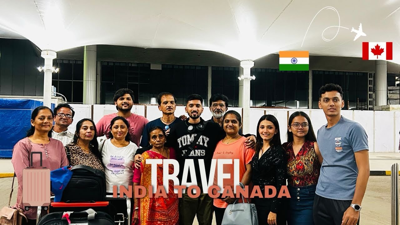 INDIA 🇮🇳 TO CANADA 🇨🇦 INTERNATIONAL STUDENT JOURNEY ️🍁 | FULL TRVAEL ...