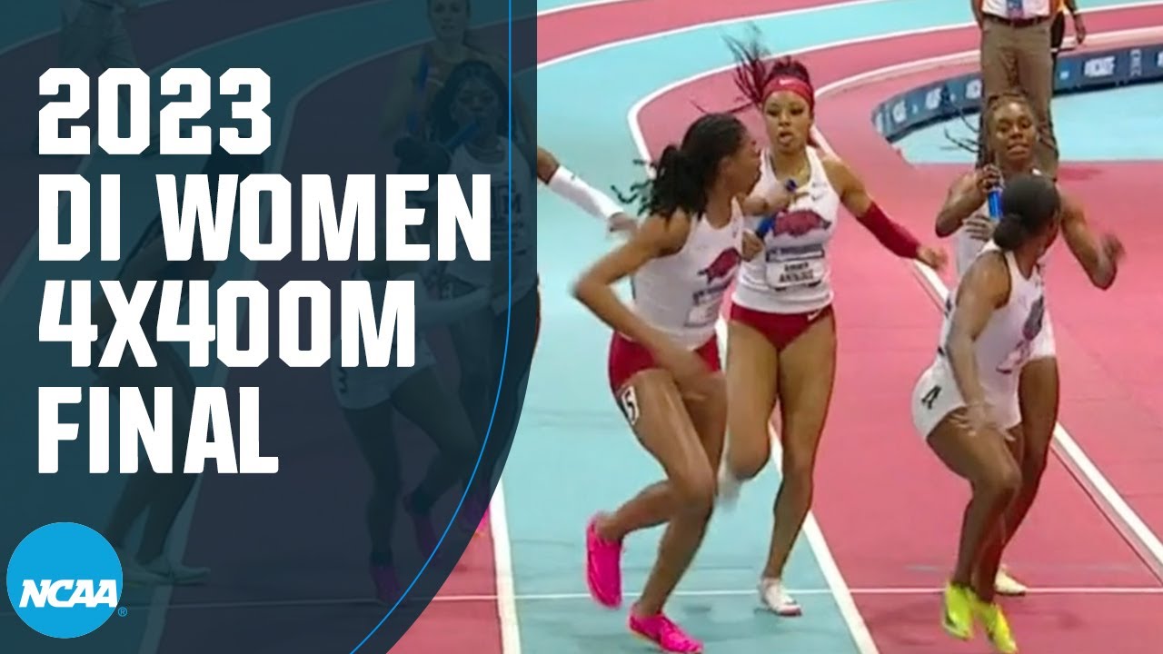 Women's 4x400m relay - 2023 NCAA indoor track and field championships - YouTube