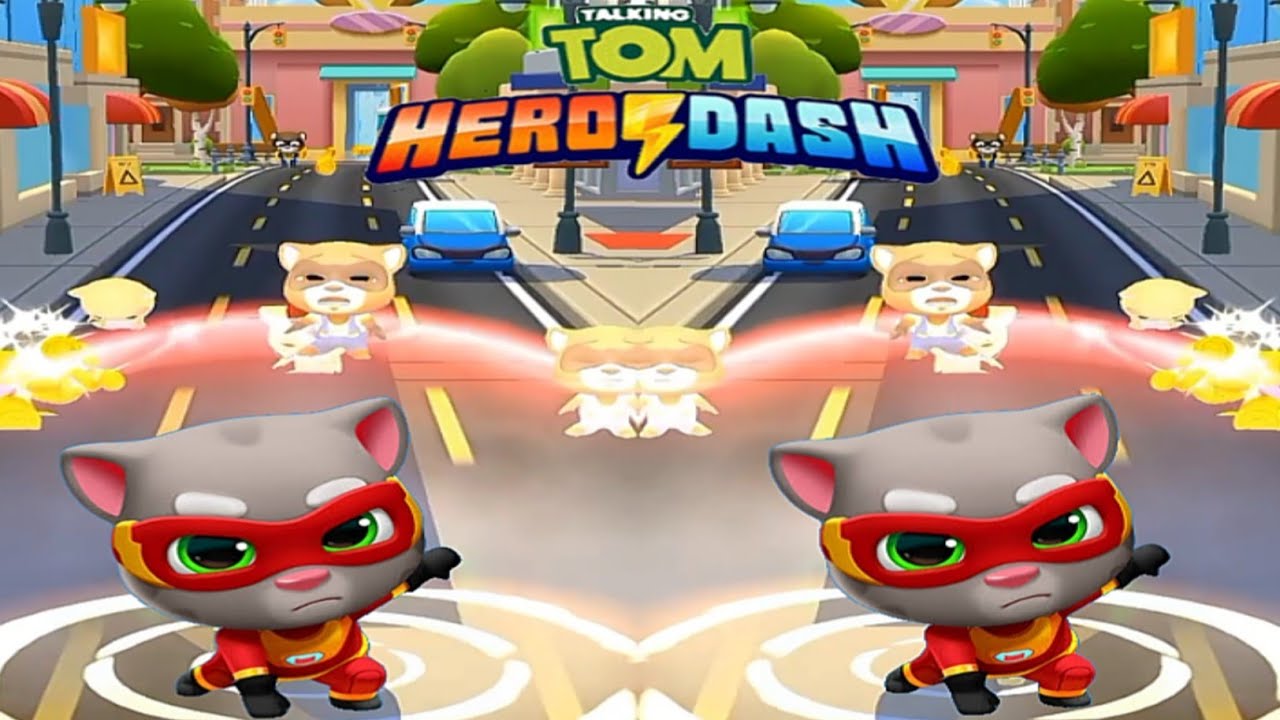 Talking Tom Hero Dash ~ Super Hero Tom ~ Android, Gameplay - YouTube