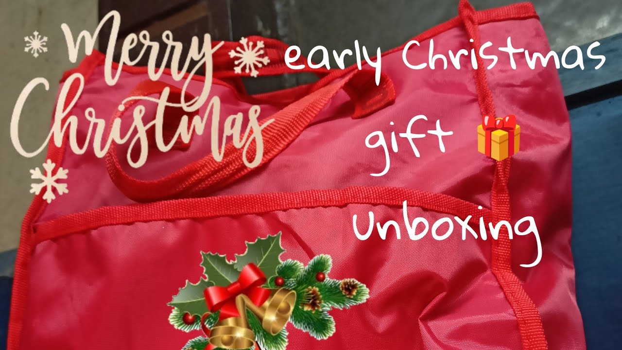 early Christmas gift 🎁 unboxing - YouTube