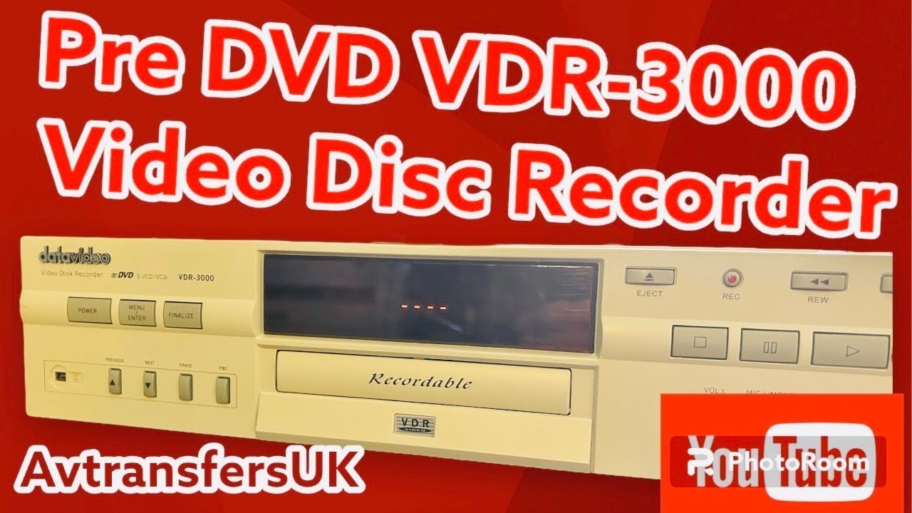 VDR-3000 THE DATAVIDEO VIDEO DISC RECORDER WOW! @avtransfersUK - YouTube