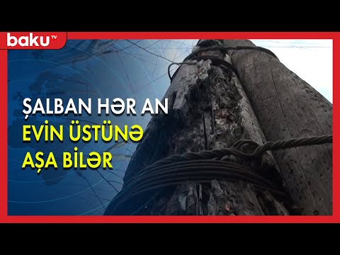 Zülmətə məhkum olan Ağdaşın mərkəzi küçələri - BAKU TV