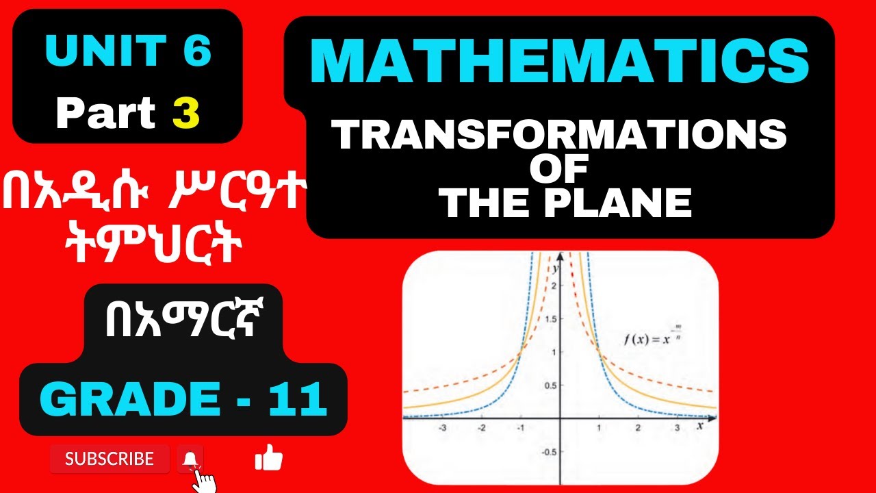 MATHS GRADE 11 UNIT 6 PART 3 /6.3 REFLECTION - YouTube